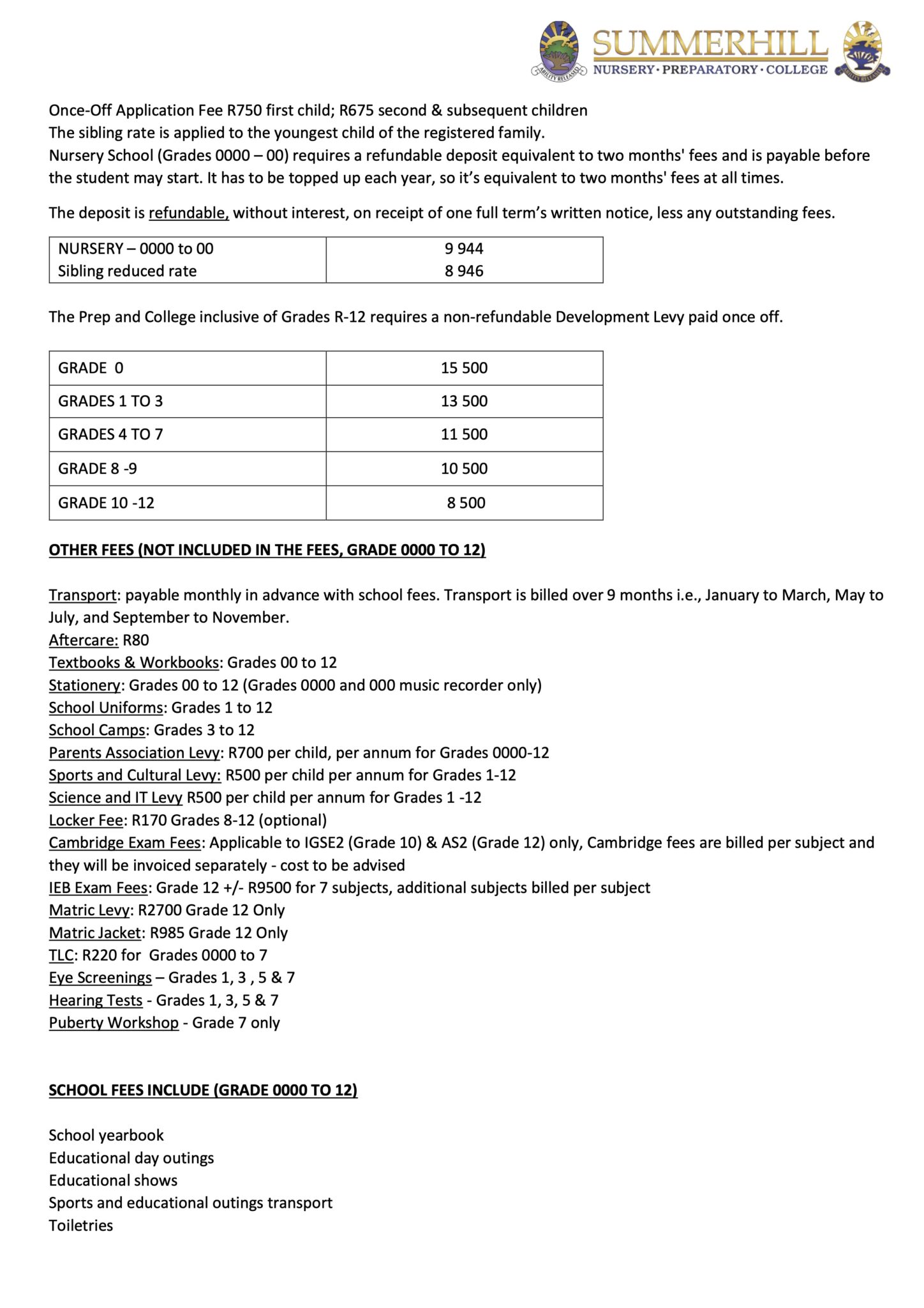 Summerhill School Midrand | Nursery, Primary, and College